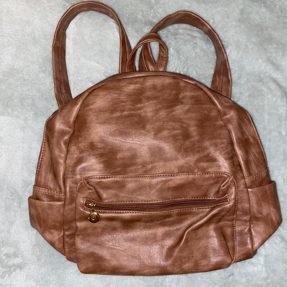 Bags | Leather Backpack | Poshmark